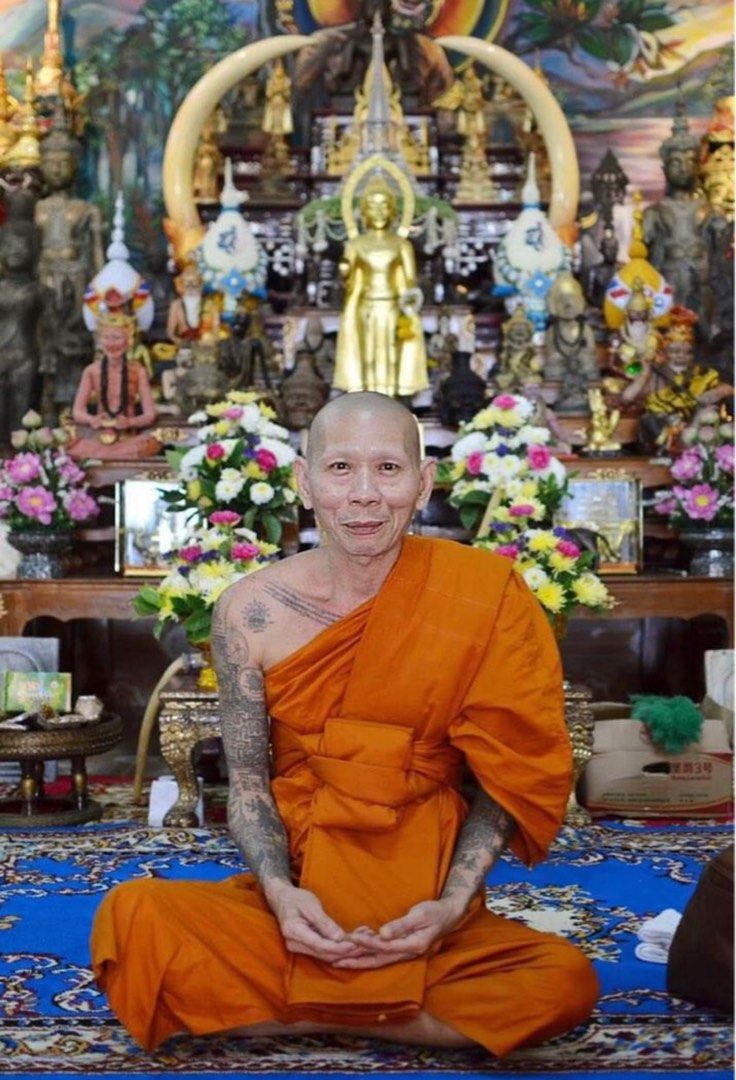 不愁钱 LP Leua Takrut Samkasat Gold Silver Bronze Blessed & Handwritten ...