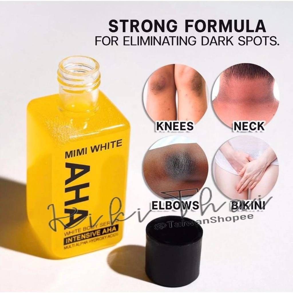 泰國 MIMI WHITE AHA White Body Serum 果酸 身體亮白精華, 香水、美妝、保養, 身體清潔保養, 身體護理在旋轉拍賣