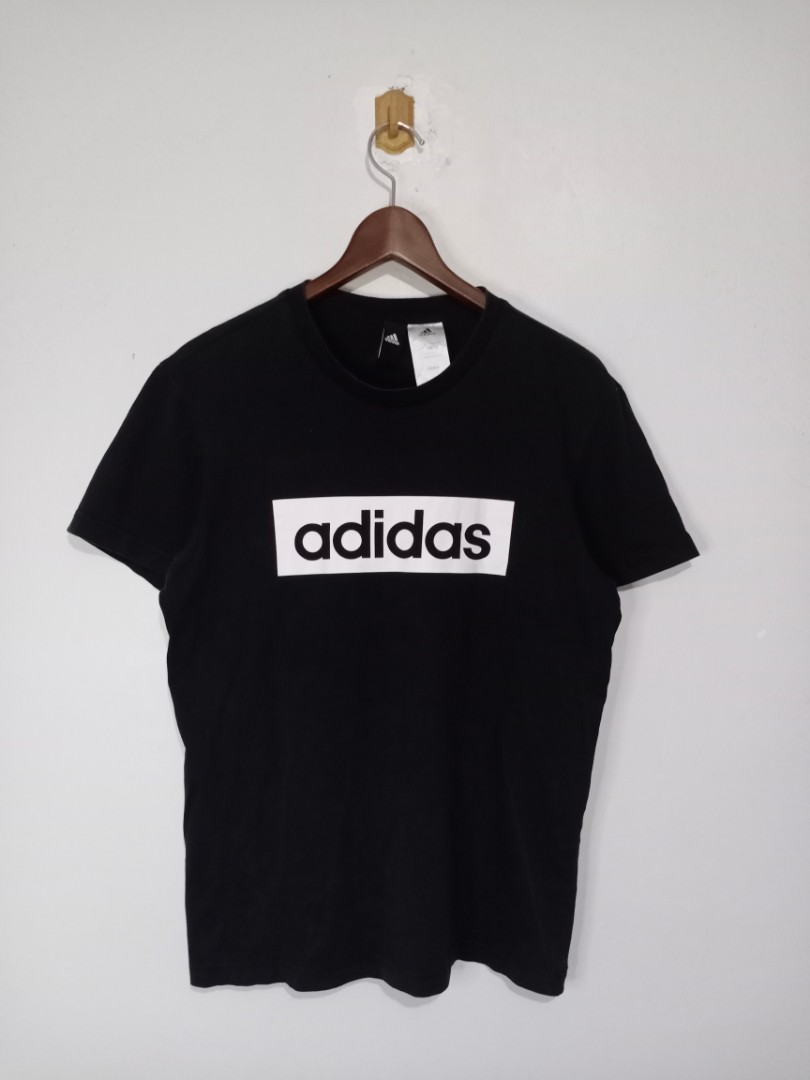 Adidas Box Logo, Men's Fashion, Tops & Sets, Tshirts & Polo Shirts on ...