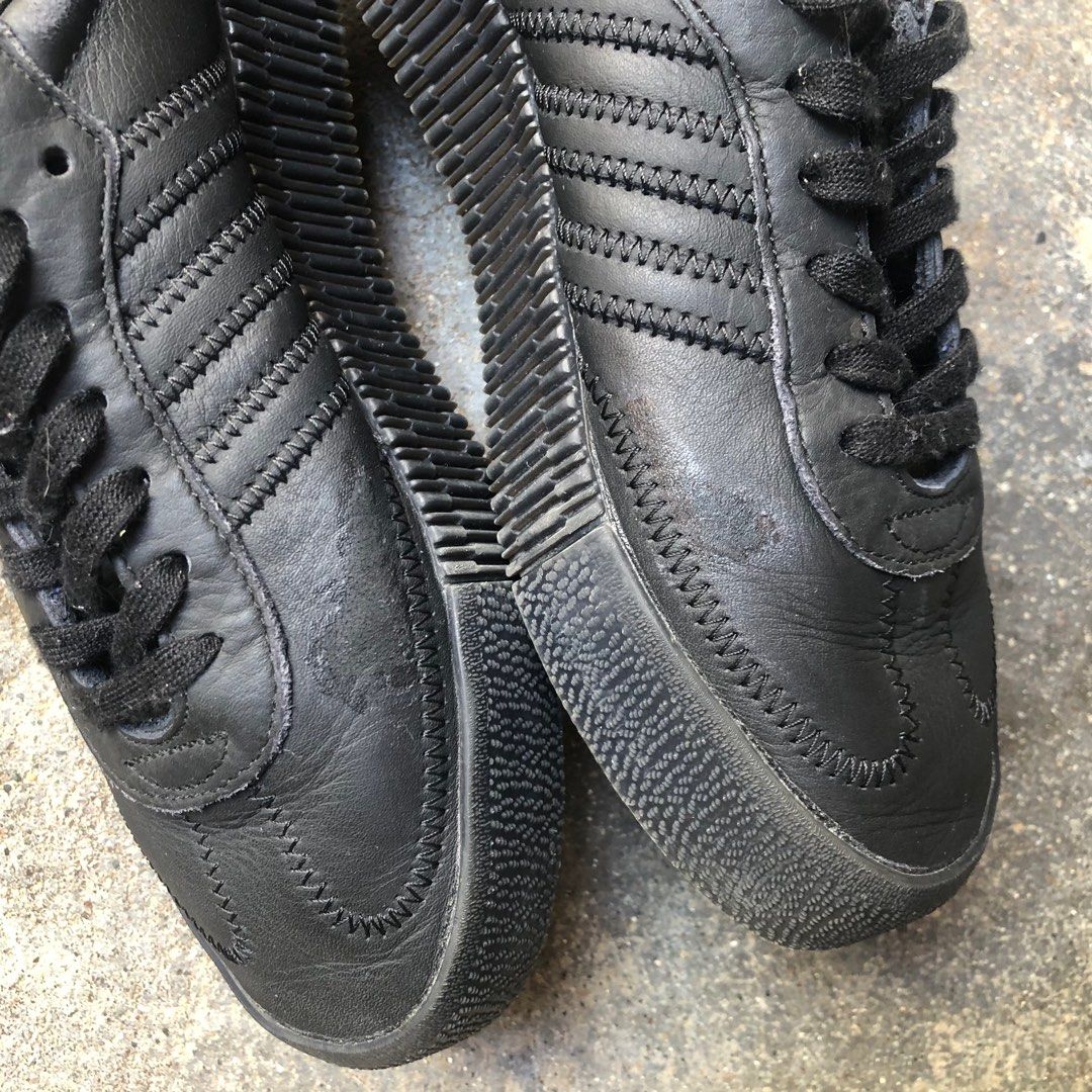 Adidas Samba Triple Black-Gold, Men's Fashion, Footwear, Sneakers on ...