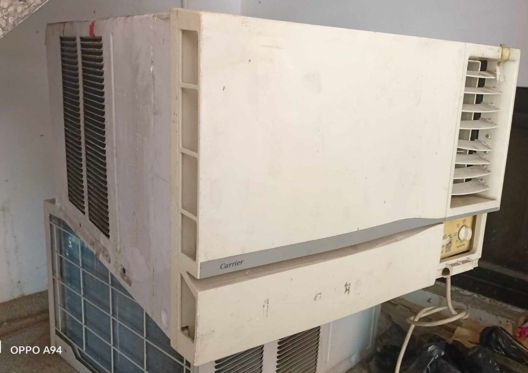 AIRCON CARRIER 1.5hp SECOND HAND, TV & Home Appliances, Air ...