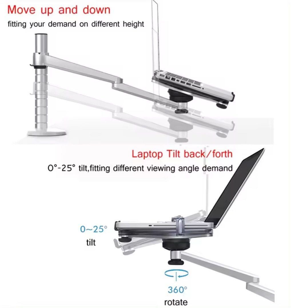 Aluminium Monitor Arm, Computers & Tech, Parts & Accessories, Other ...