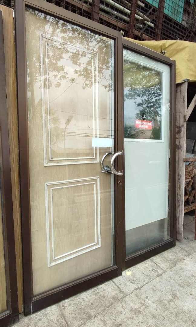 ANALOC SWING GLASS DOOR, Everything Else, Looking For on Carousell
