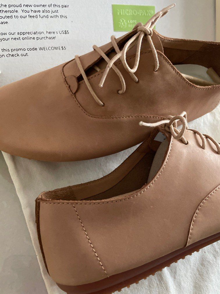 Anothersole Lucie II Smooth Maca, Women's Fashion, Footwear, Flats on Carousell