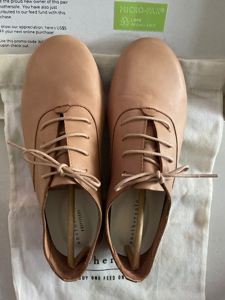 Anothersole Lucie II Smooth Maca, Women's Fashion, Footwear, Flats on Carousell