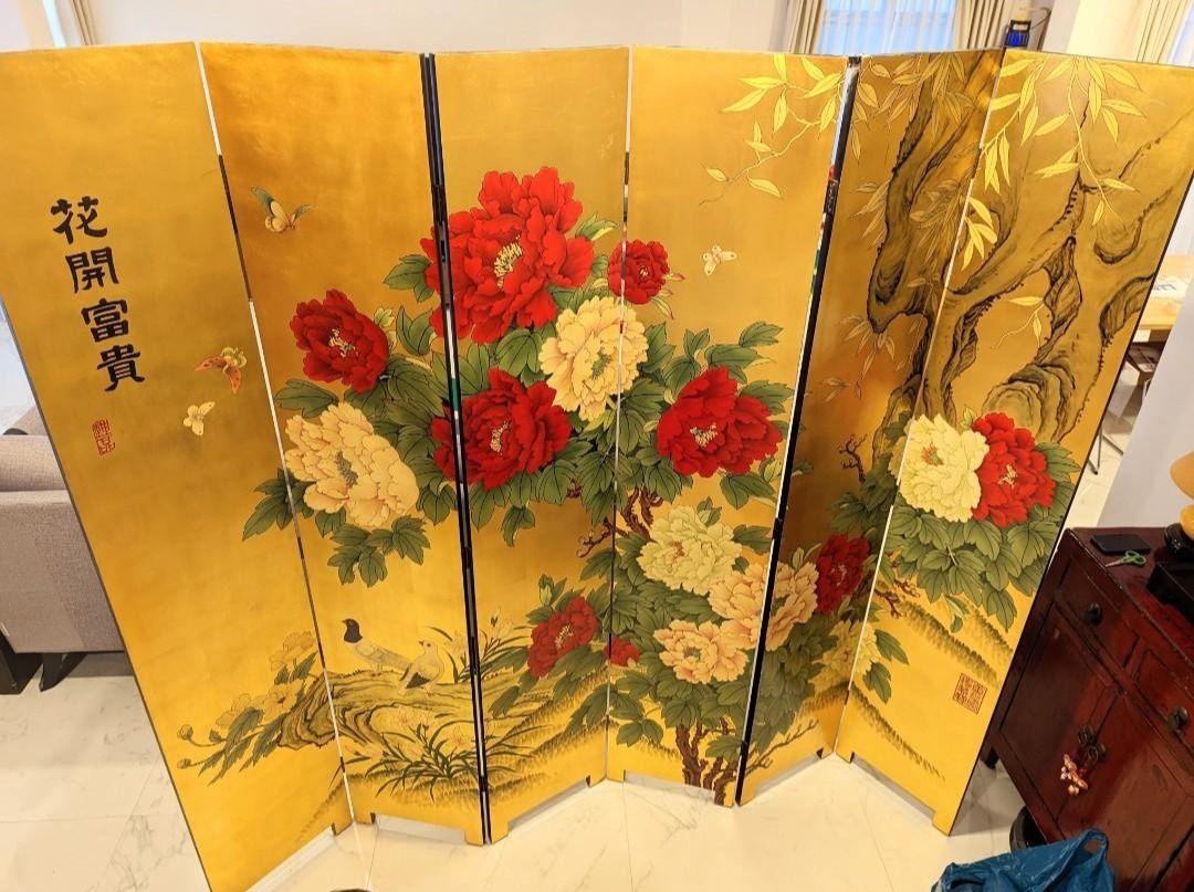 Antique Vintage Collectors Rare Branded JUST ANTHONY Chinese Fan Room ...