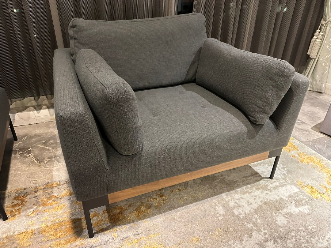 Arm Chair by Castlery REDUCED PRICE, Furniture & Home Living, Furniture ...