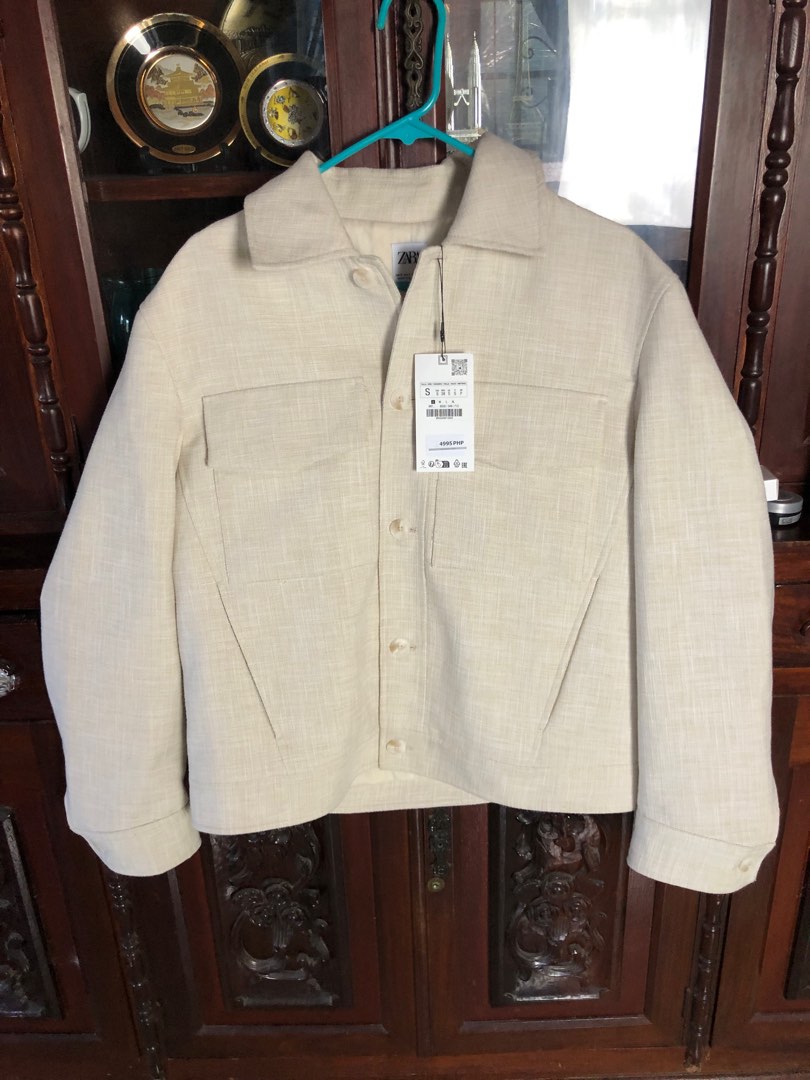 authentic Zara Linen Jacket, Men's Fashion, Coats, Jackets and ...