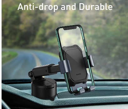 Baseus Tank Gravity Dashboard Windscreen Car Mount Phone Holder Suction ...