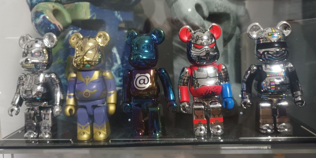 bearbrick 100% sell for set, Hobbies & Toys, Toys & Games on Carousell