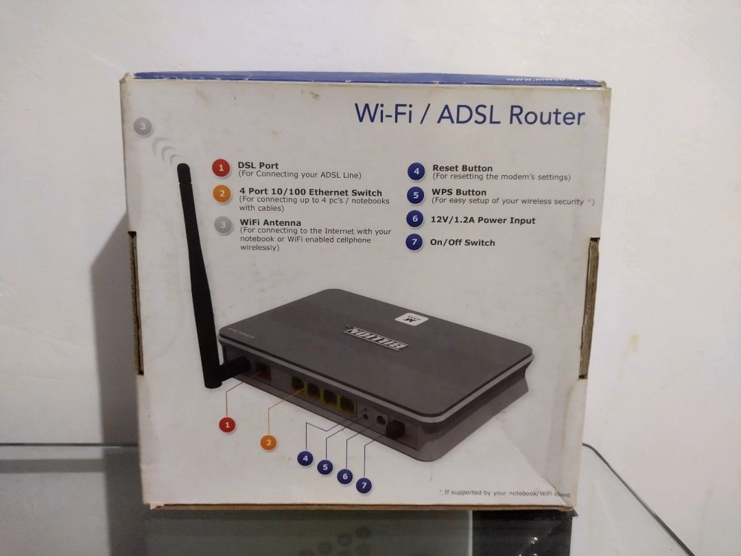 Billion WiFI ADSL Router, Computers & Tech, Office & Business ...