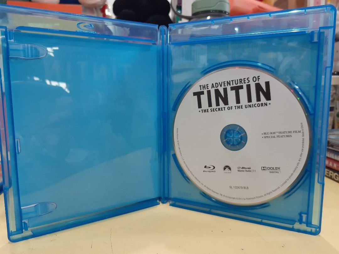 (Blu-ray) The Adventures Of Tintin, Hobbies & Toys, Music & Media, CDs ...