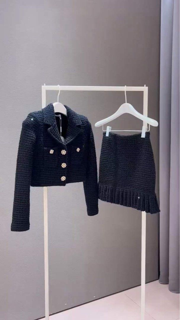BN authentic self portrait blazer set, Women's Fashion, Dresses & Sets ...