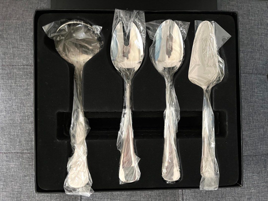 Brand NEW Thermomix Luxury 4-pc Serving Set, Furniture & Home Living ...