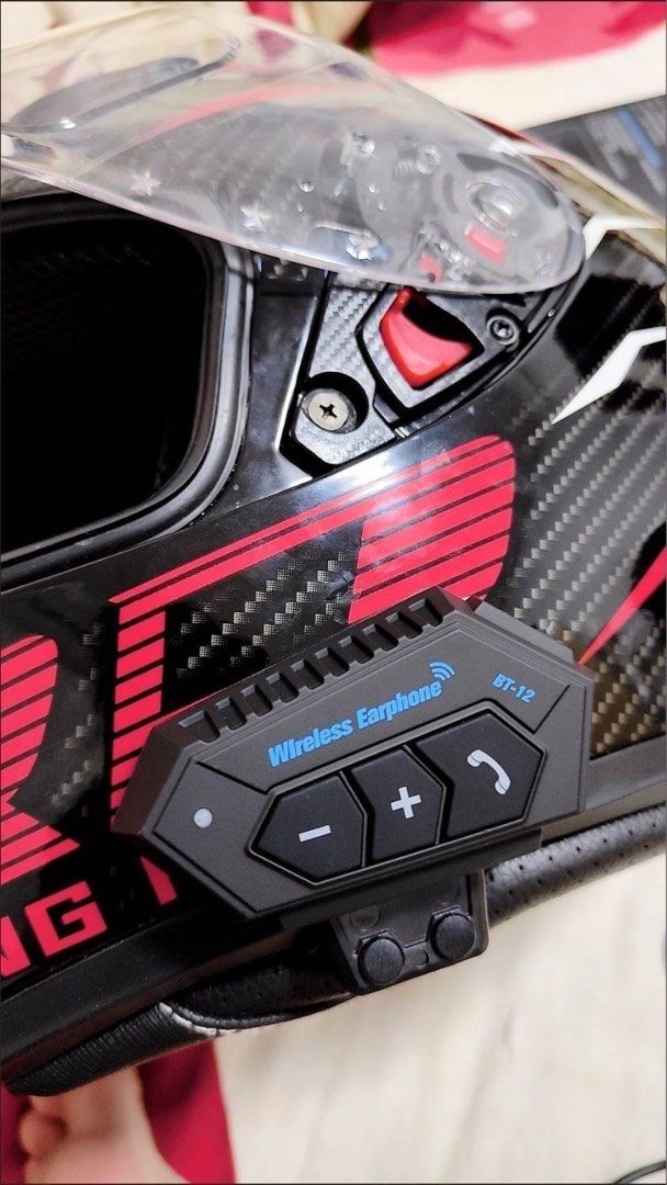 BT12 Motorcycle Helmet Waterproof Bluetooth Earphones with a Microphone ...