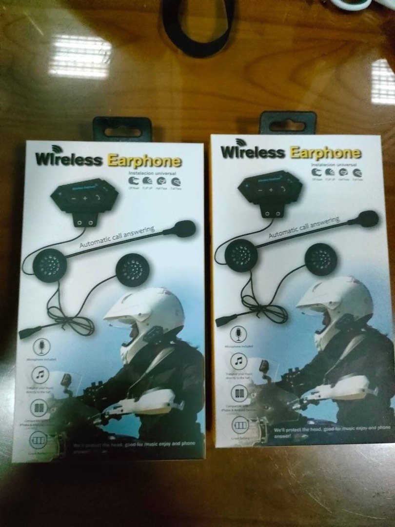 BT12 Motorcycle Helmet Waterproof Bluetooth Earphones with a Microphone ...