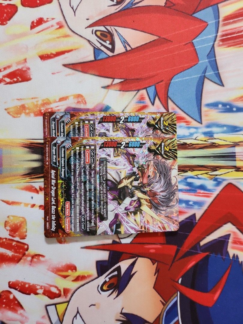 Buddyfight cards(Apical War Dragon Lord, Batzz the Infinity ), Hobbies & Toys, Toys & Games on ...