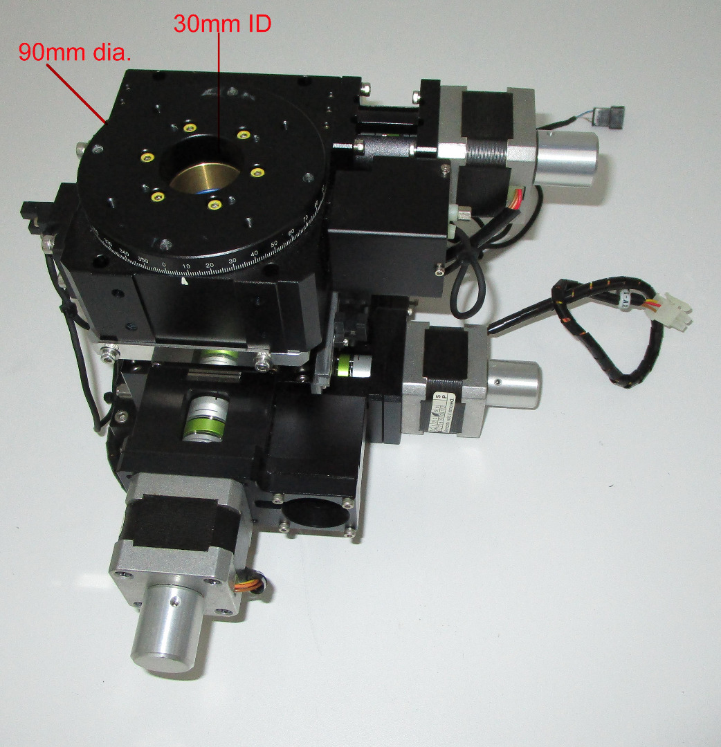C366 X-Y axis stage and rotary table top, Computers & Tech, Office ...