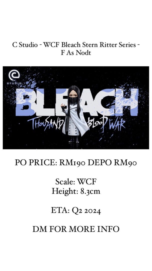 C Studio - WCF Bleach Stern Ritter - F As Nodt, Hobbies & Toys, Toys ...