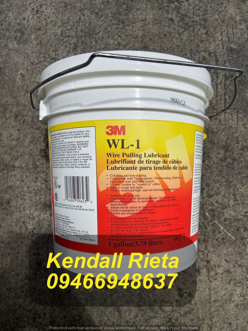 CABLE PULLING LUBRICANT, Commercial & Industrial, Construction Tools ...