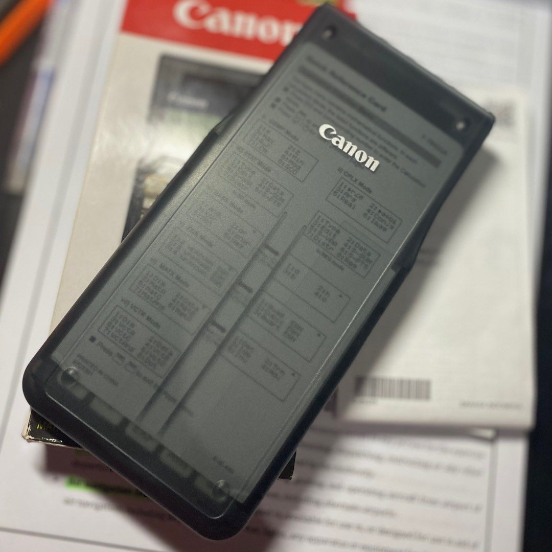 Canon F-789SGA [Transparent] Scientific Calculator, Computers & Tech ...