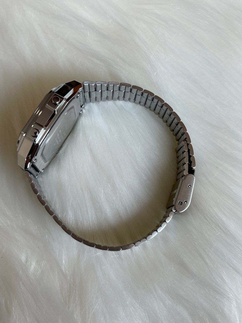 Casio Men's A178WA-1A Illuminator Stainless Steel Watch, Men's Fashion, Watches & Accessories ...