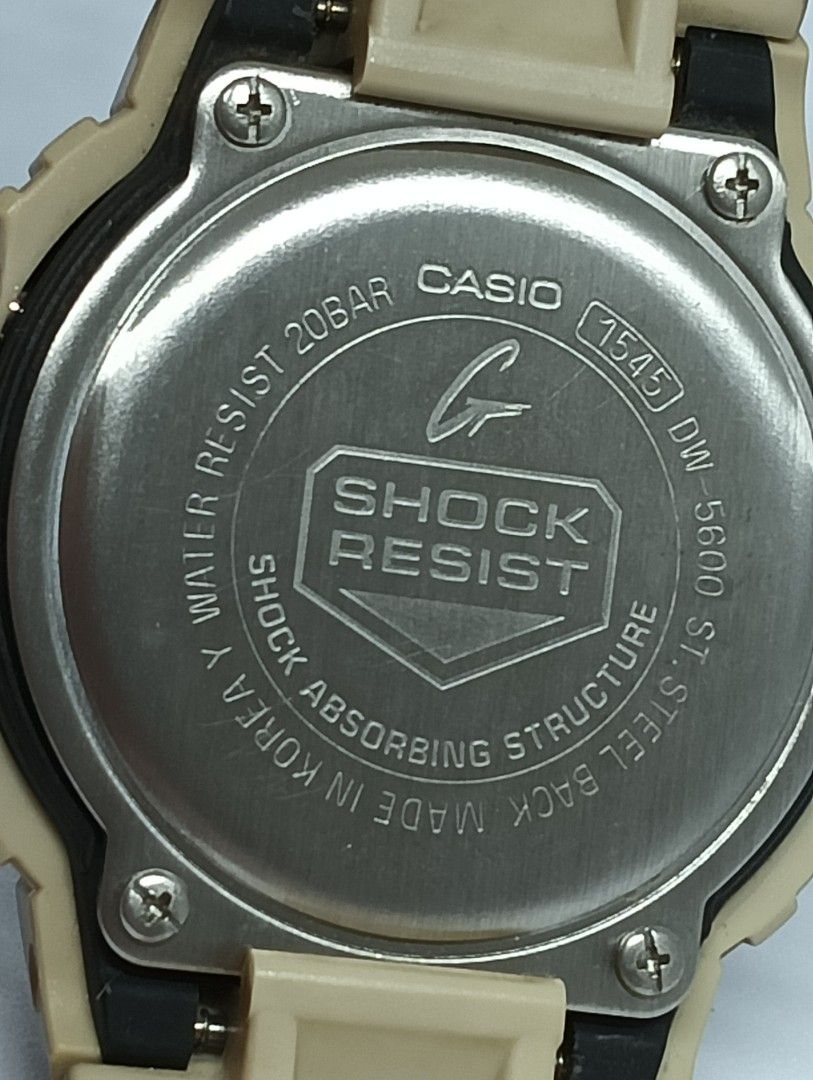 Casio Vintage Rare G-Shock DW-5600CG Jam tangan watch gshock terpakai ...