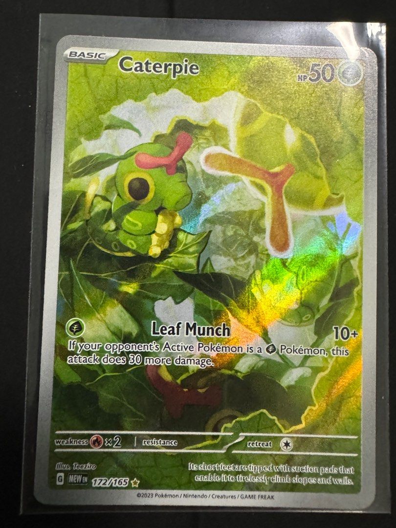 Caterpie IR 151 english, Hobbies & Toys, Toys & Games on Carousell