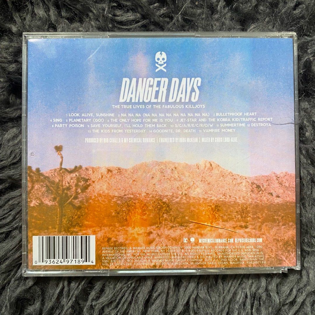 CD MY CHEMICAL ROMANCE danger days, Hobbies & Toys, Music & Media, CDs ...