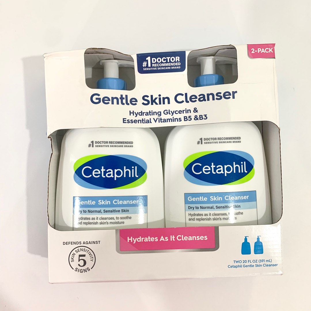 Cetaphil Gentle Skin Cleanser 2-Pack, Beauty & Personal Care, Face ...