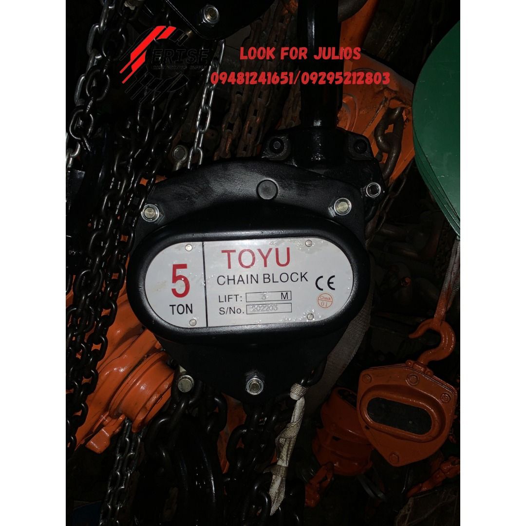 Chain Block (Heavy Duty) 0.25tons x 3meters, Commercial & Industrial ...