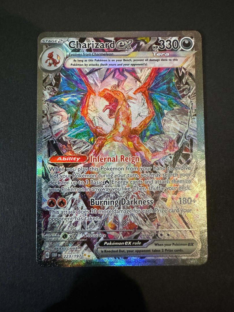 Charizard ex full art SIR, Hobbies & Toys, Toys & Games on Carousell