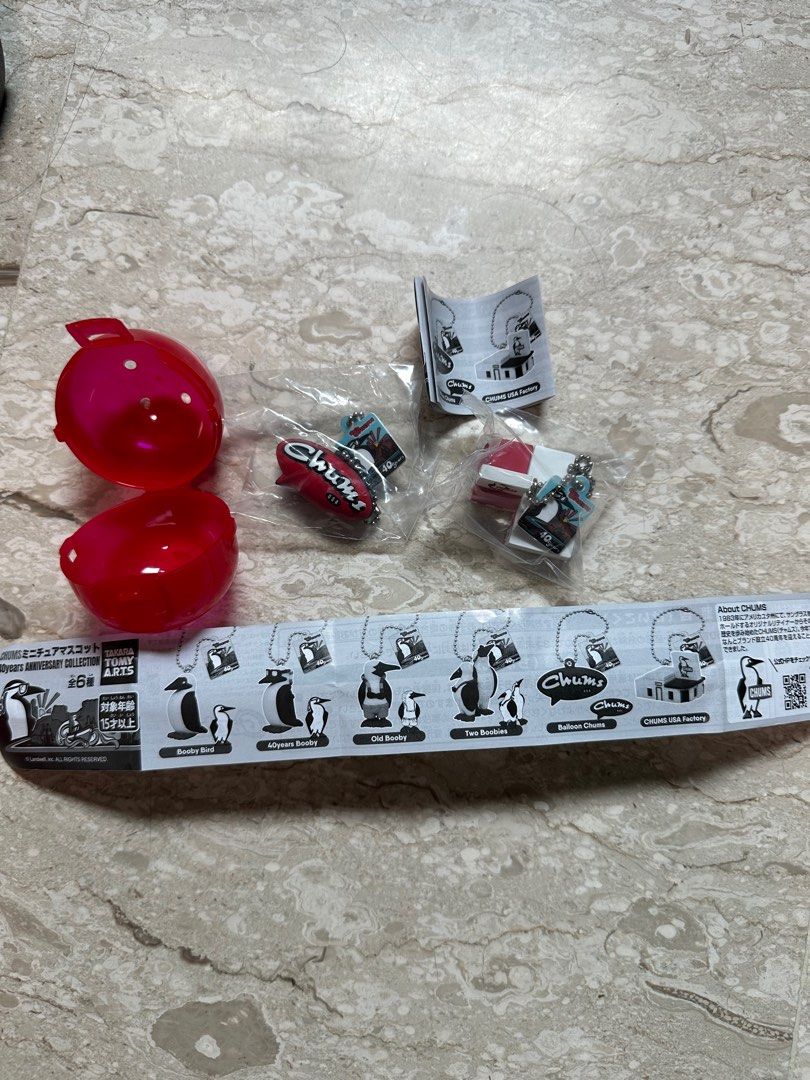 Chums gacha 40th anniversary collectible figurine, Hobbies & Toys, Toys ...