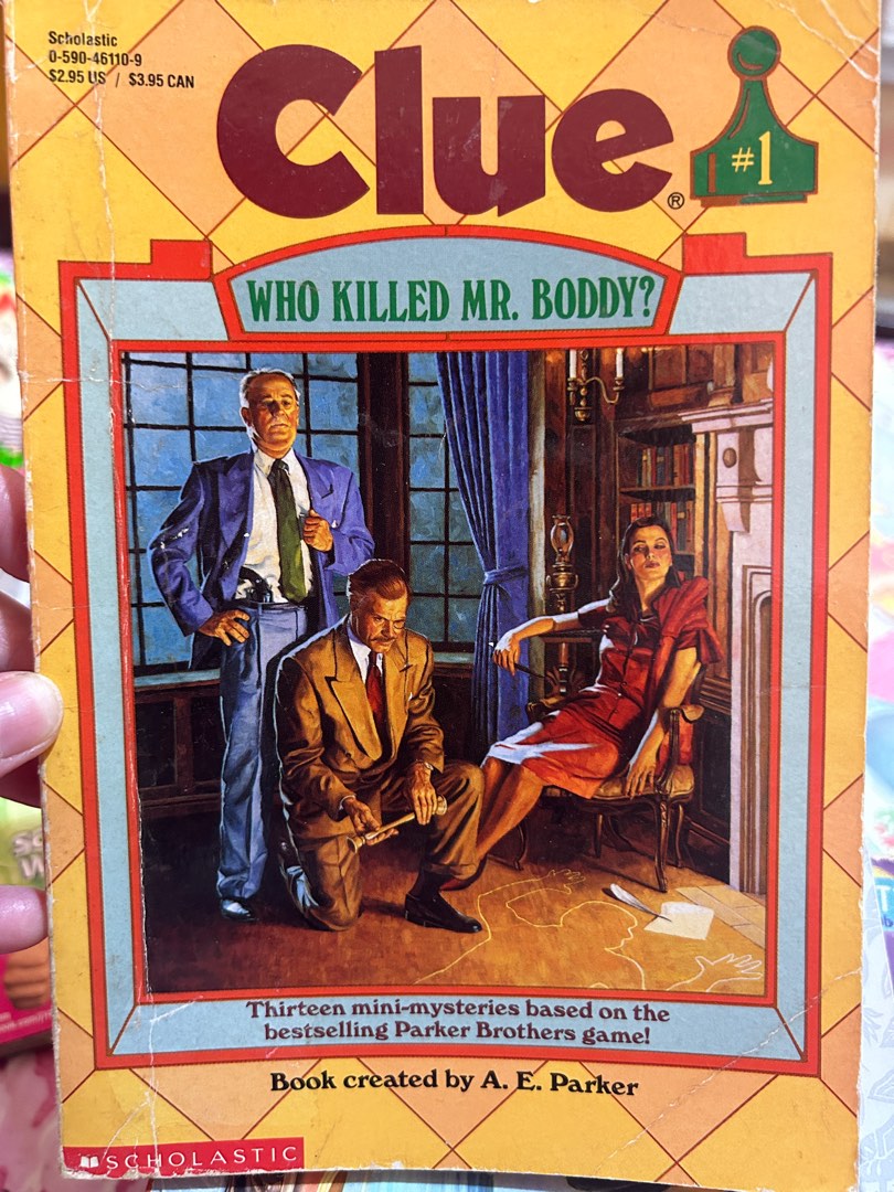 Clue #1 Who Killed Mr. Boddy? By A.E. Parker, Hobbies & Toys, Books ...