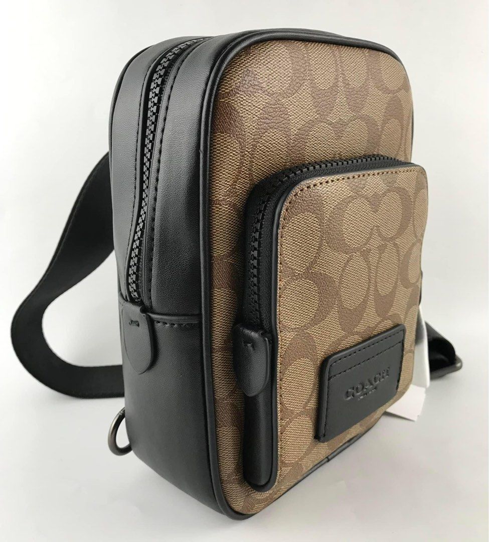 Coach Track Pack 14, Men's Fashion, Bags, Sling Bags on Carousell