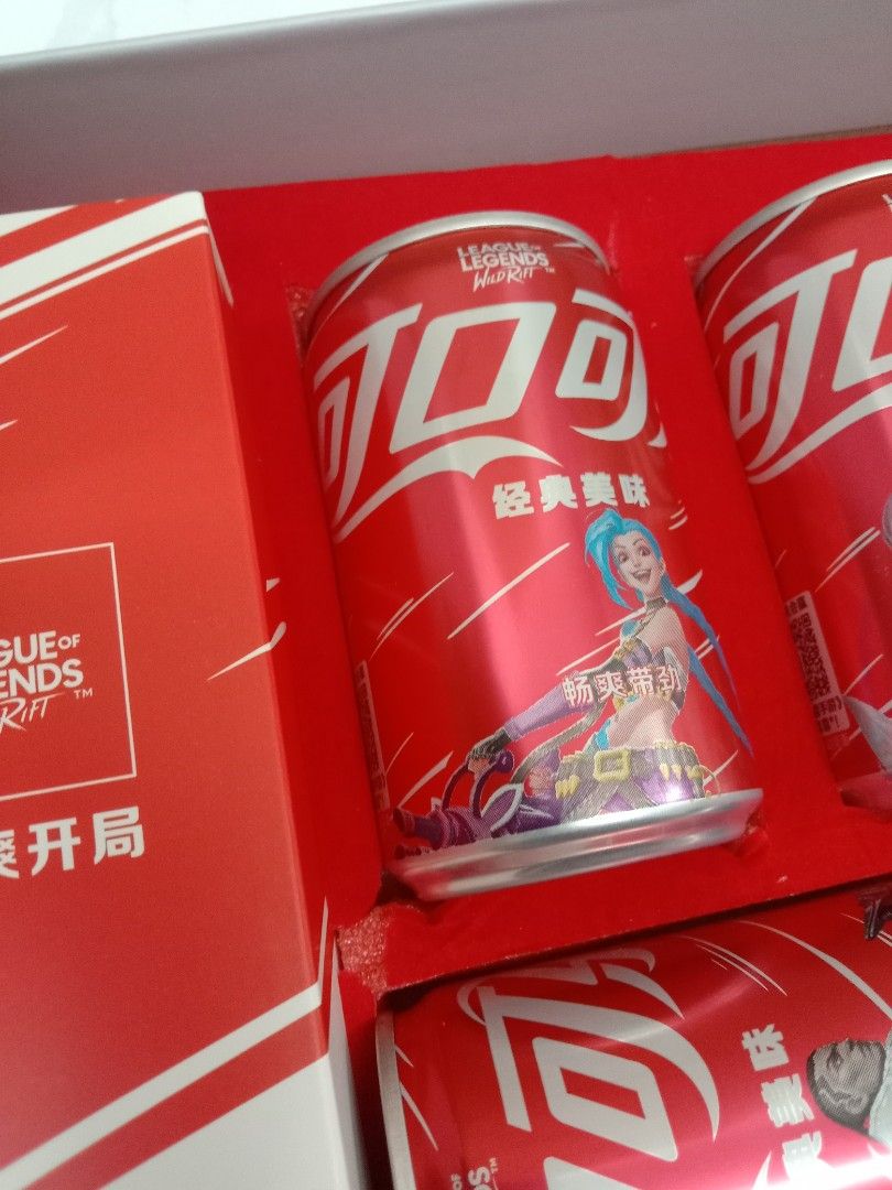 Coca Cola Coke China LOL Original Can set, Hobbies & Toys, Collectibles ...
