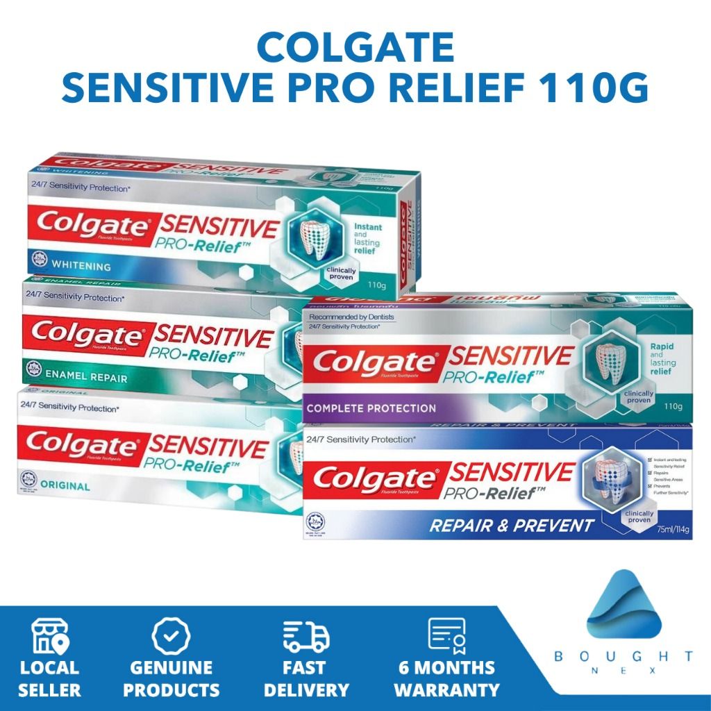Colgate Sensitive Toothpaste Complete Protection 110g Pro Relief ...