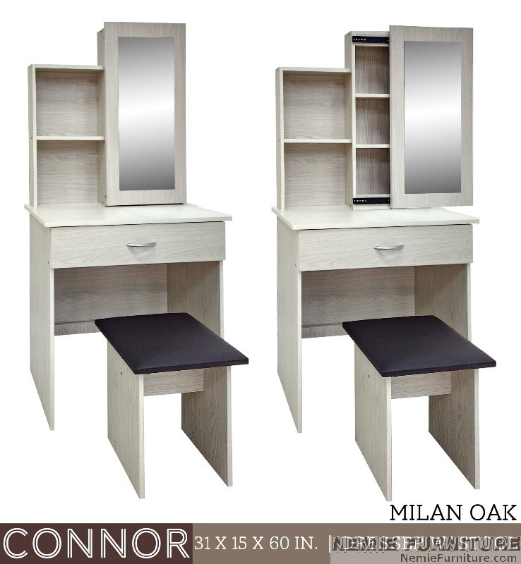 CONNOR dressing table with stool / dresser, Furniture & Home Living ...