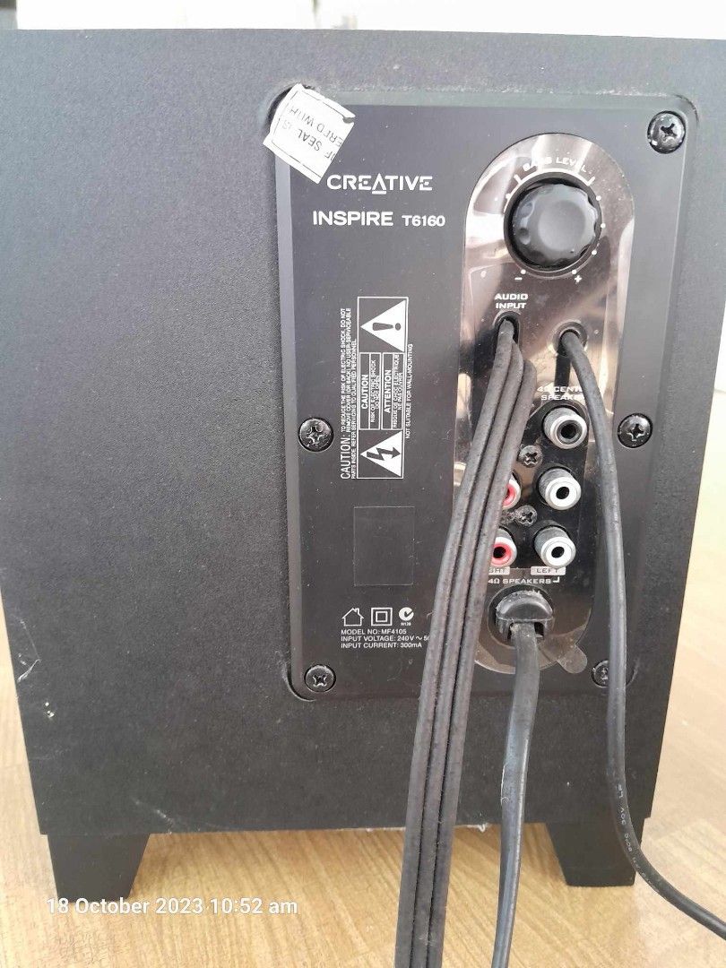 Creative inspire t6160 5.1 subwoofer speaker, Audio, Soundbars ...