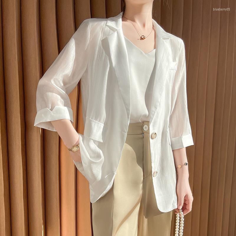 CROCODILE transparent blazer BW, Fesyen Wanita, Pakaian Wanita, Baju ...