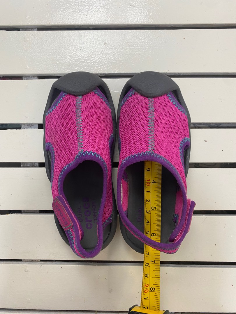 Crocs Swimming Shoes Swiftwater C10, Babies & Kids, Babies & Kids ...