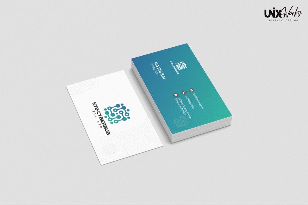 Custom logo & name card design + free 300pcs name card, Business ...