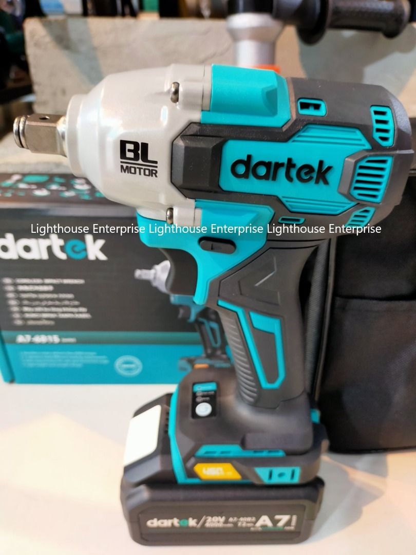 DARTEK Cordless Brushless 20V Impact Wrench (A7-6815), Commercial ...