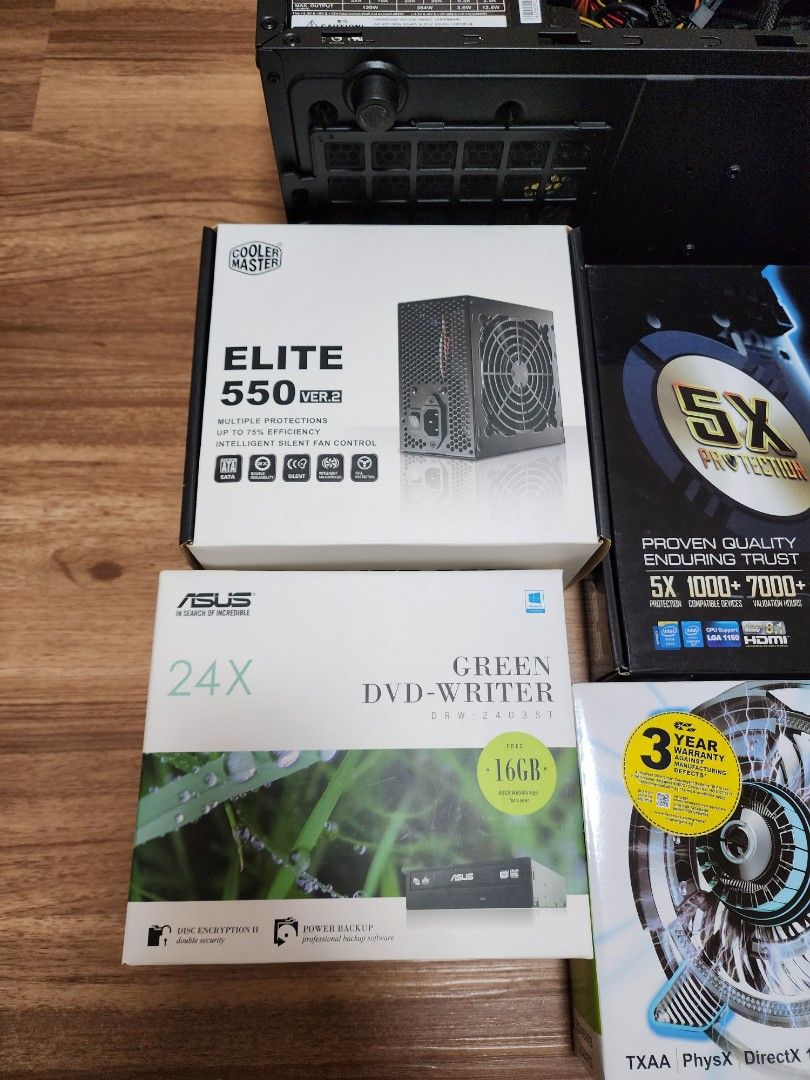 Desktop PC - DVD, RAM, CPU, MB, GFX card, GPU, Computers & Tech ...