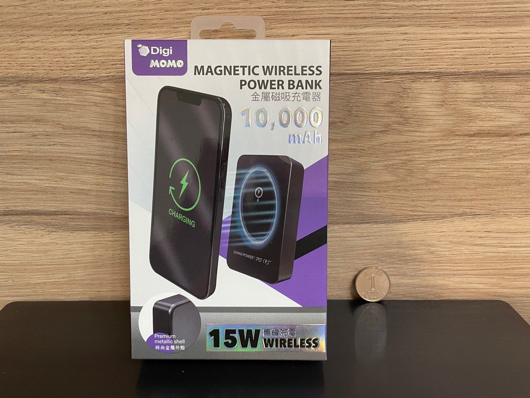 Digi MOMO Magnetic Wireless Power Bank (10000mAh / 15W wireless ...
