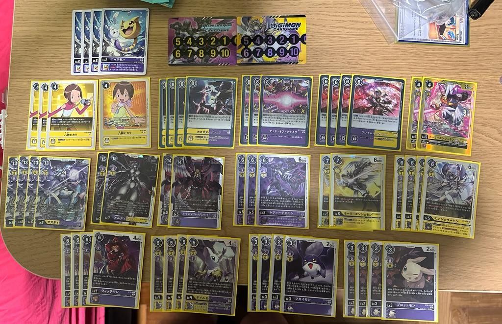 Digimon TCG Mastemon Lucemon Deck, Hobbies & Toys, Toys & Games on Carousell