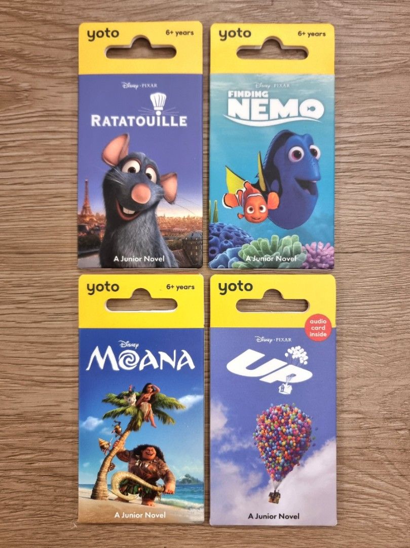 Disney Pixar Junior Novels Yoto story cards, Hobbies & Toys, Toys ...