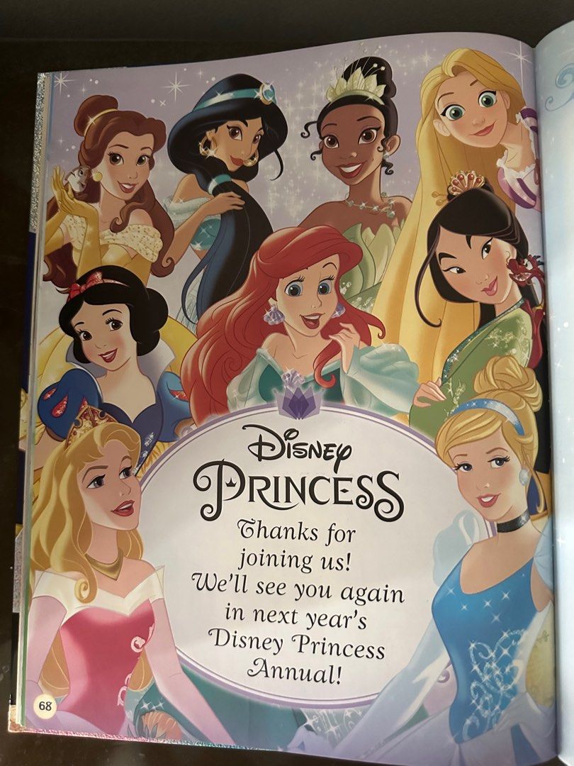 Disney Princess Annual 2020. Jasmine(Aladdin), Belle(Beauty and the ...