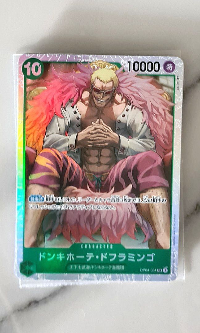 Donquixote Doflamingo OP04-031 SR Kingdoms of Intrigue - ONE PIECE Card Game, Hobbies & Toys ...