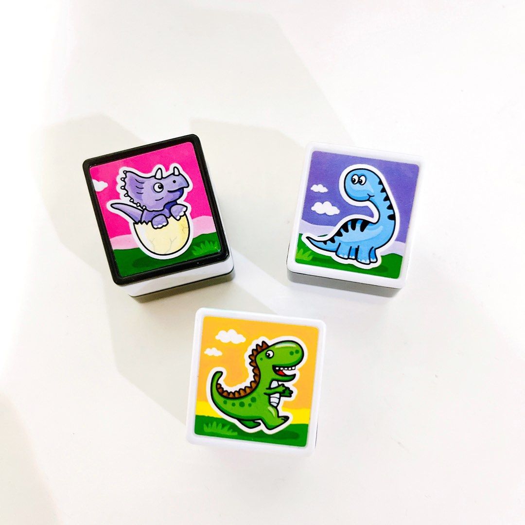 Dragons & Dinosaurs Stamps Ink, Hobbies & Toys, Collectibles ...